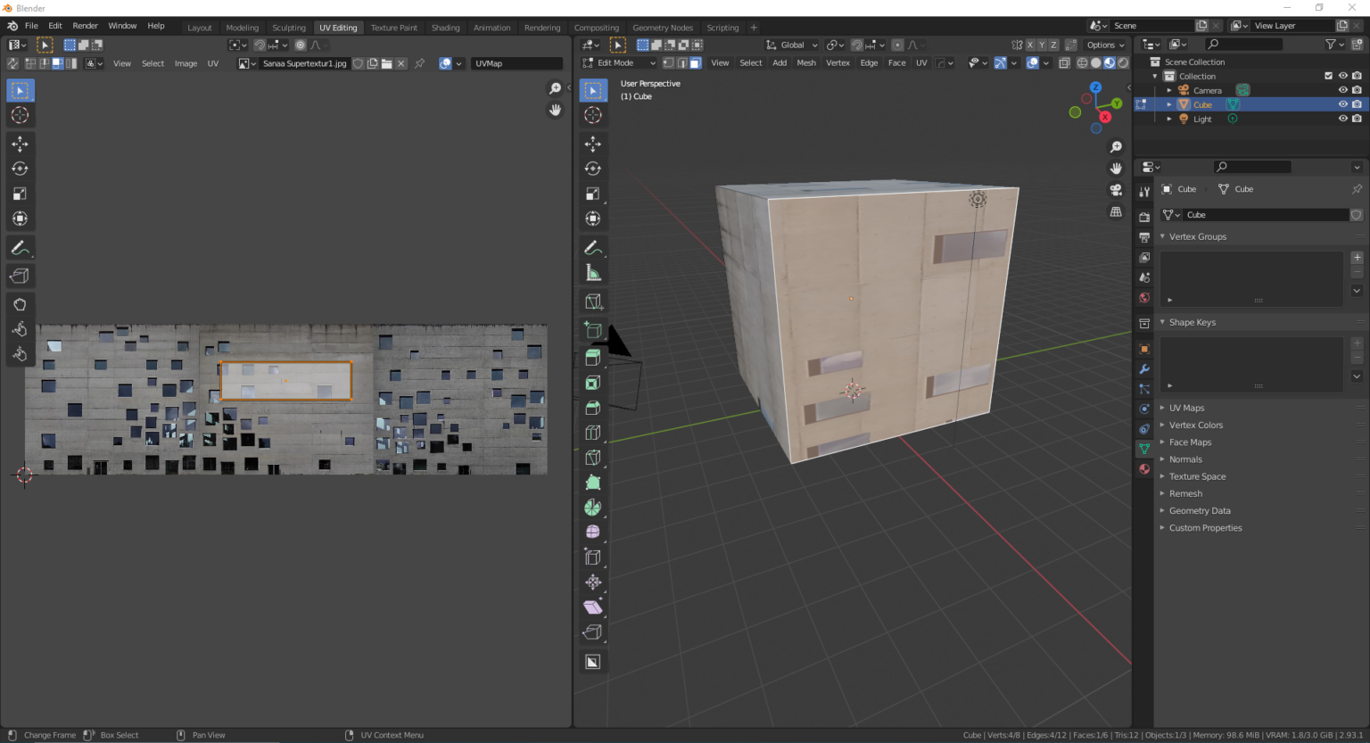 UV Mapping – vrdoro